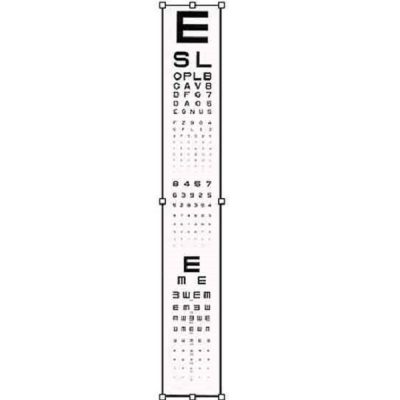 Adult Acuity Slide – Ophthalmic Singapore