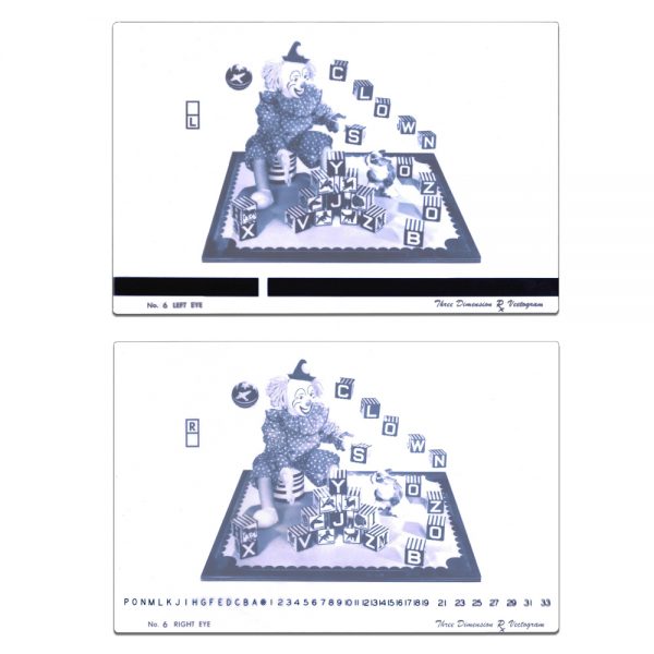 Clown Vectogram – Includes Polarized Goggle – Ophthalmic Singapore