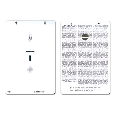 Fixation Disparity Card with Polarized Goggles – Ophthalmic Singapore