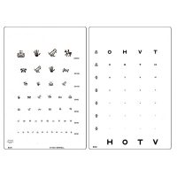 HOTV Near Vision Acuity Card – Ophthalmic Singapore